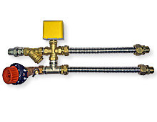 Смесительный узел фанкойла 3/4 с электроприводом Профи General Climate ...